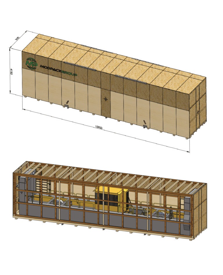 Export Packing | Shrink Wrap | Boxes | Wooden Crates | Modpack