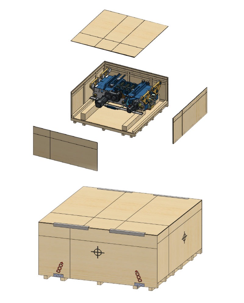 Export Packing | Shrink Wrap | Boxes | Wooden Crates | Modpack